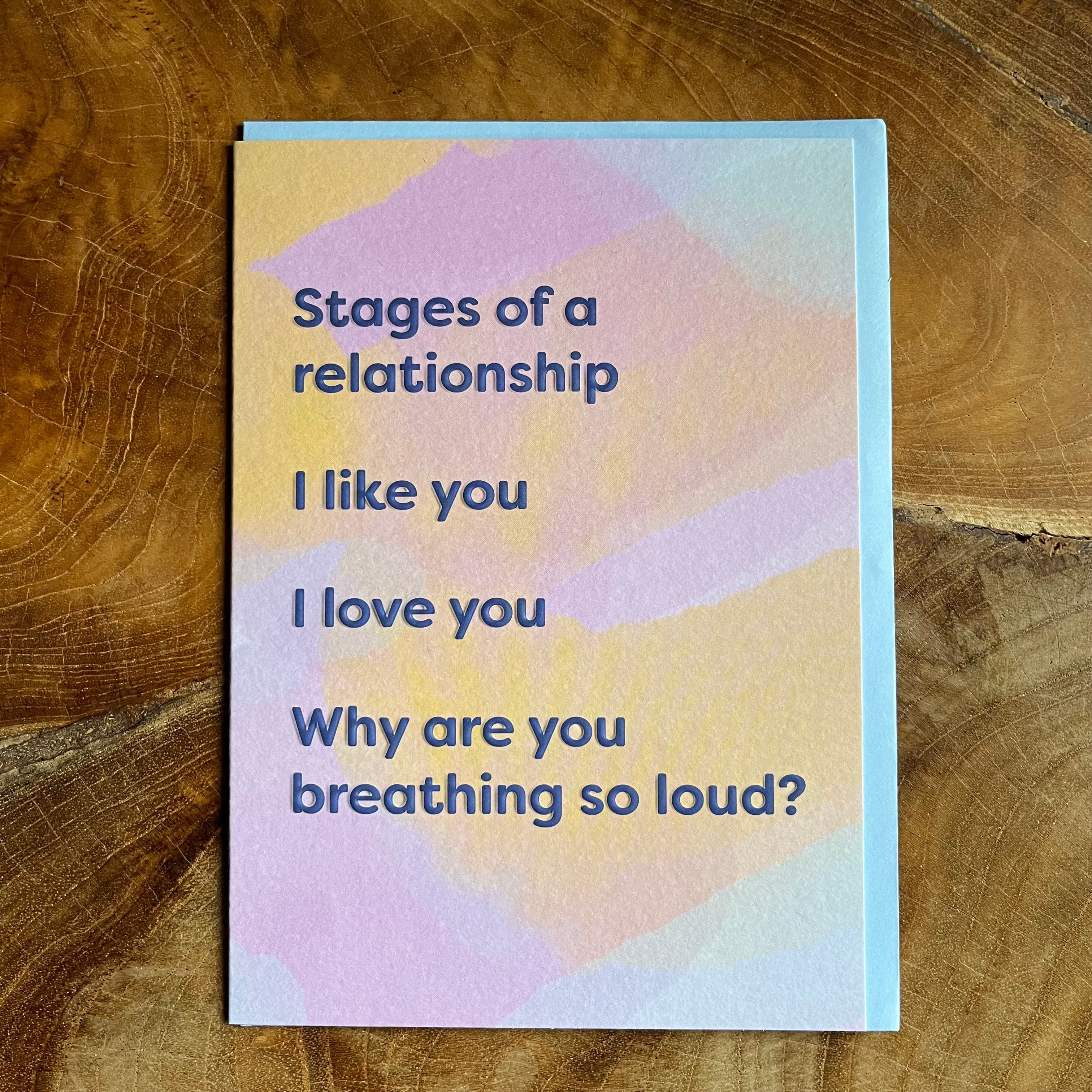 Love Card-Stages of a Relationship | Gifted