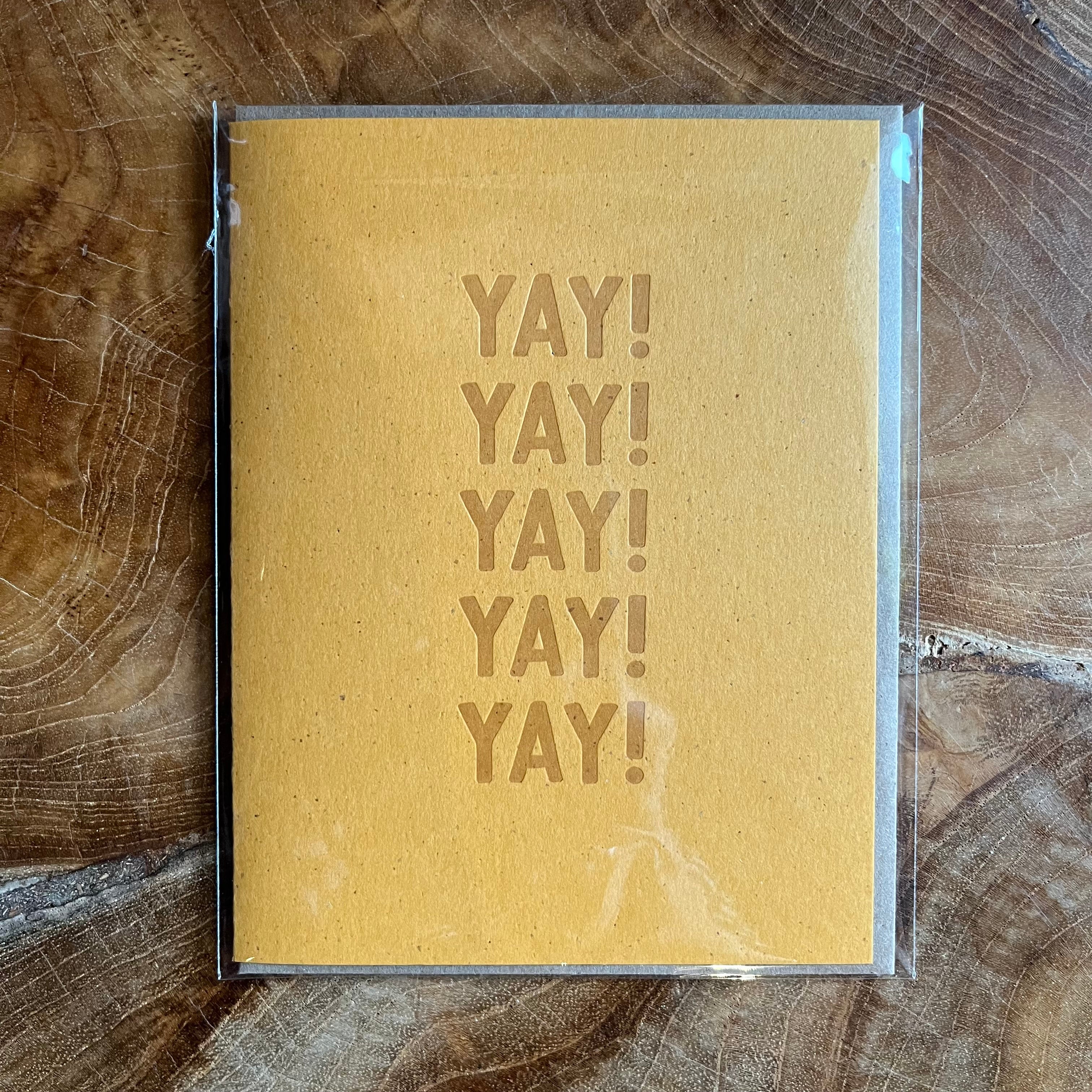 Congratulations Card-YAY! YAY! YAY! YAY! YAY! | Gifted