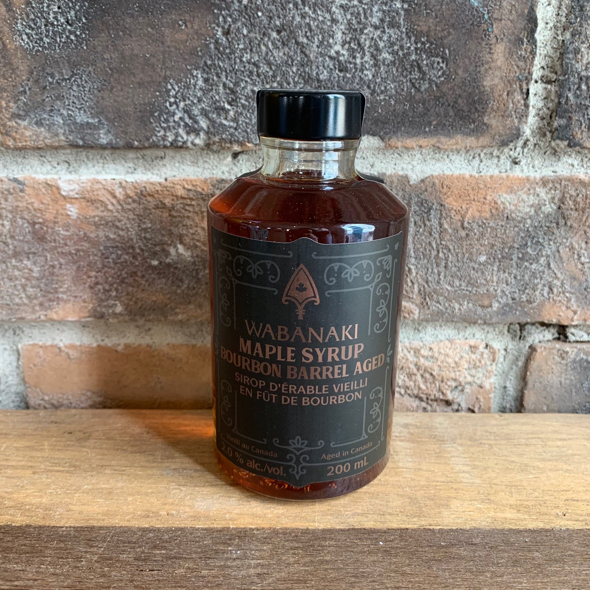 🇨🇦 Maple Syrup-Wabanaki Maple-Bourbon Barrel Aged-200ml | Gifted