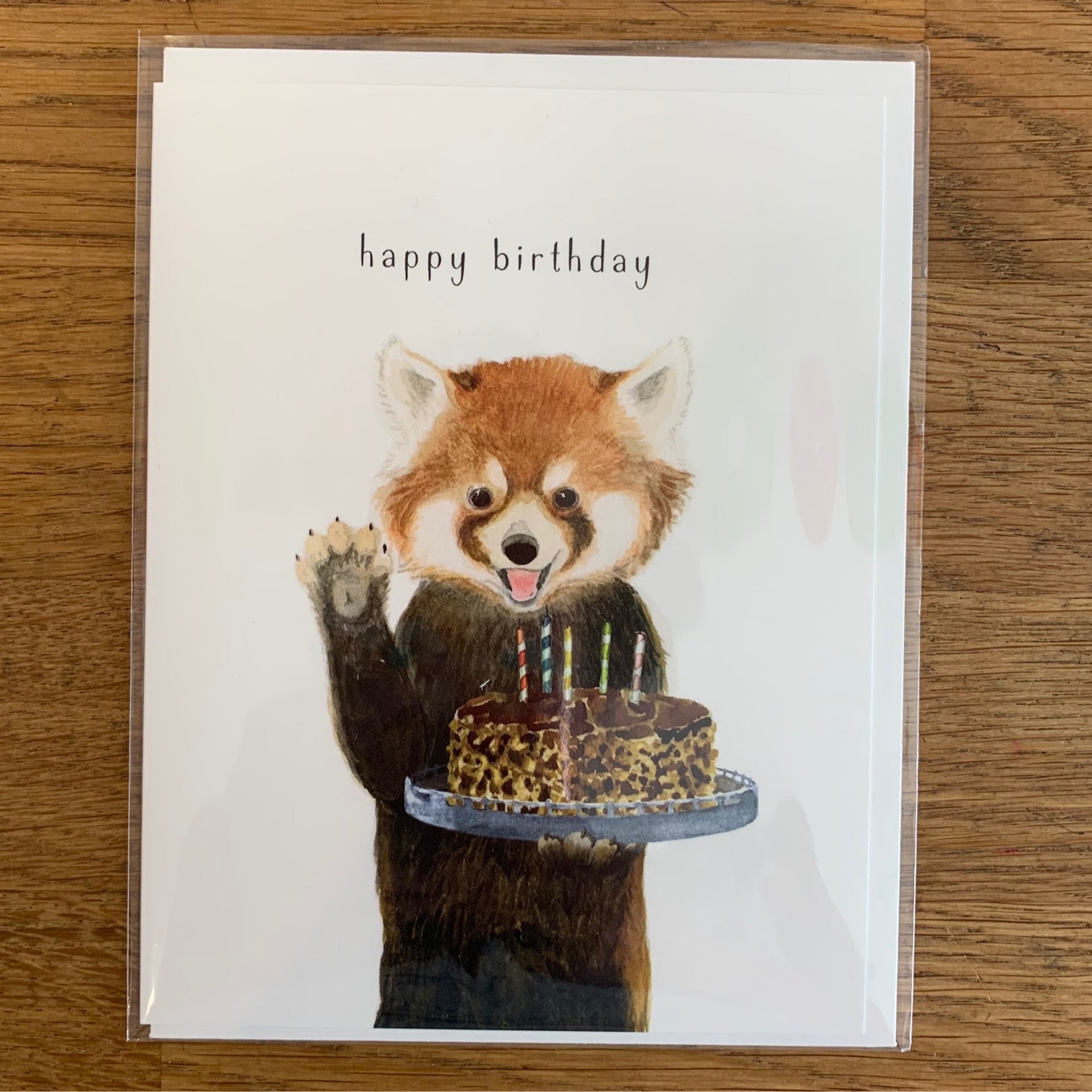 Birthday Card-Happy Birthday-Red Panda | Gifted