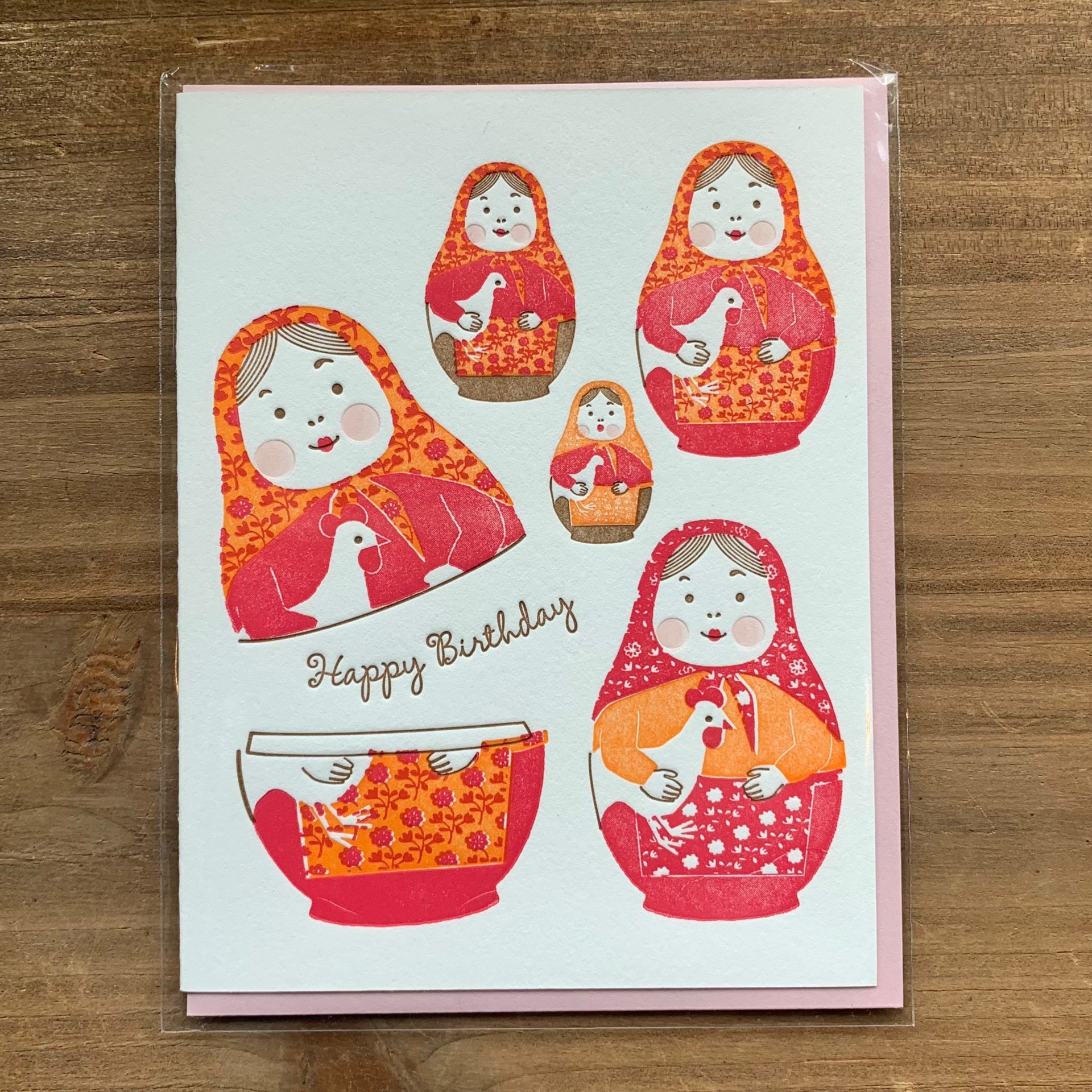 Birthday Card-Happy Birthday-Nesting Dolls | Gifted