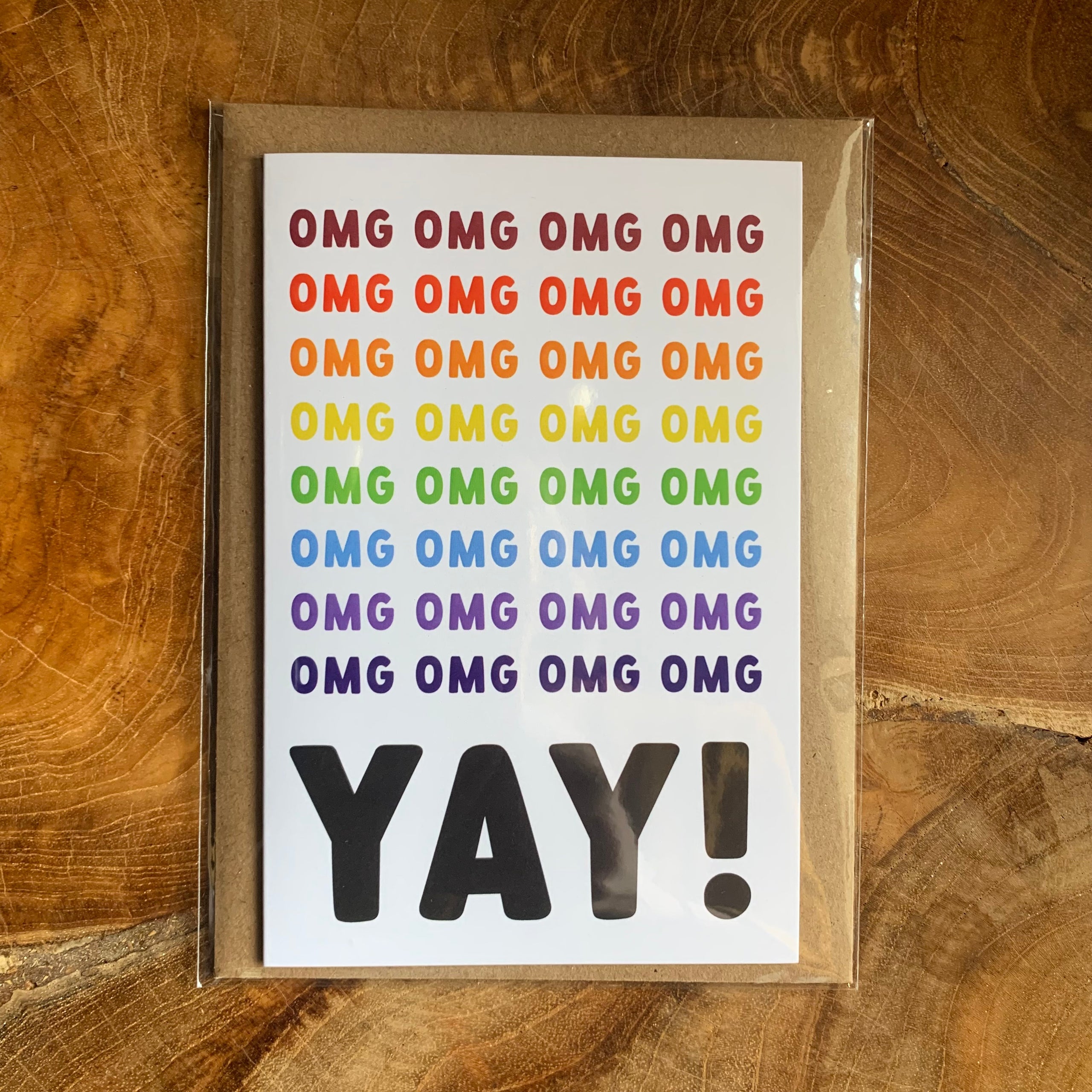 Congratulations Card-Omg Yay!-Rainbow | Gifted