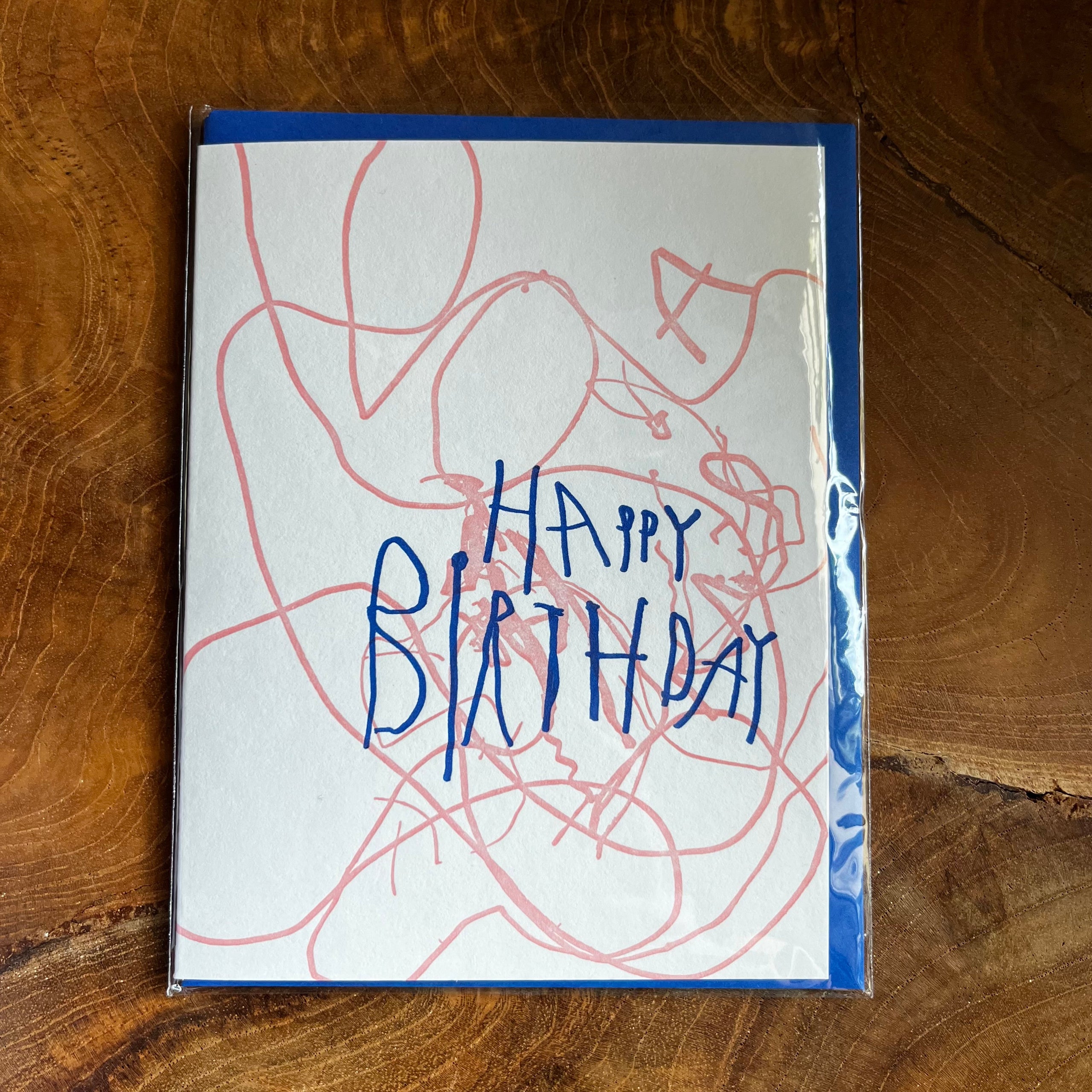 Birthday Card-Happy Birthday Scribbles | Gifted