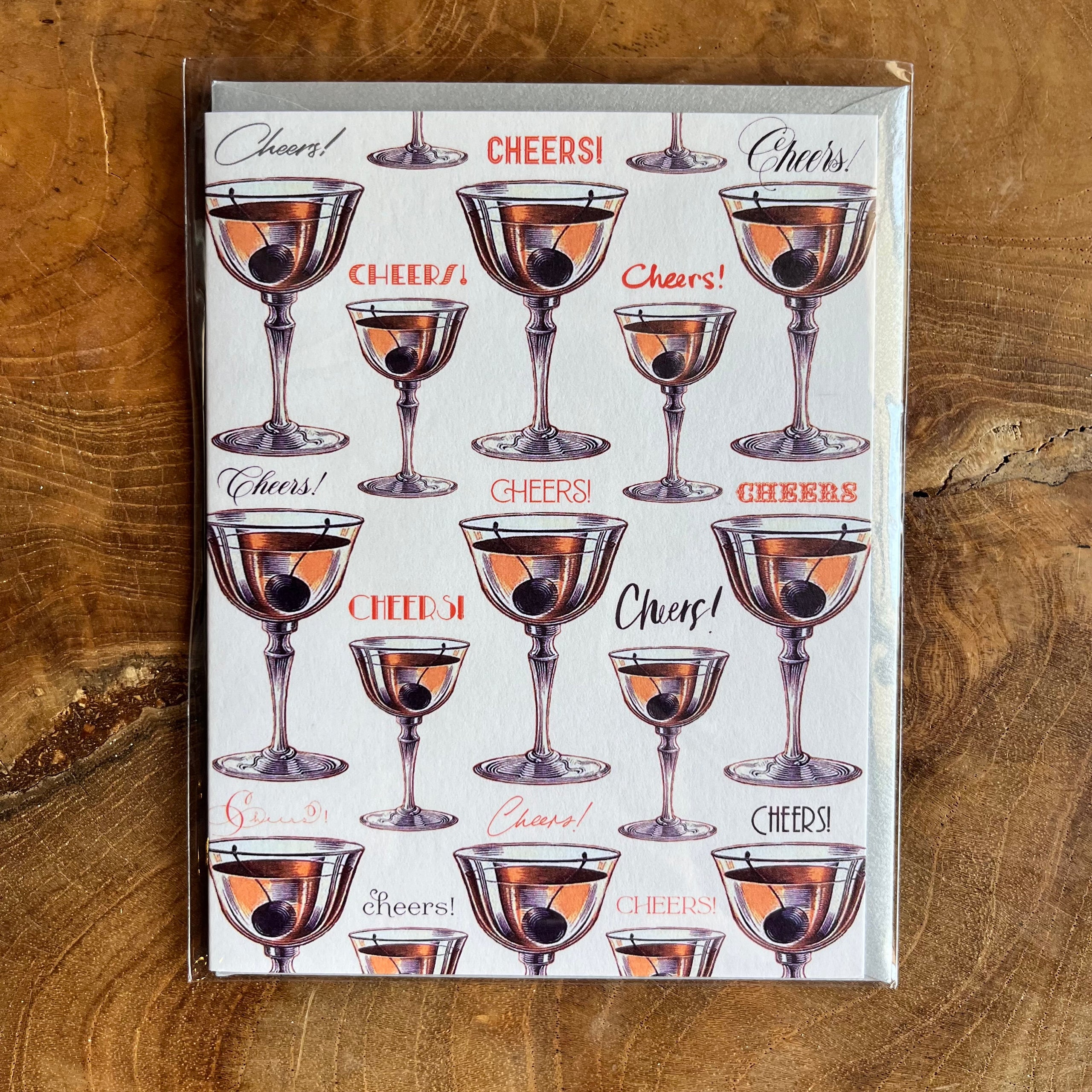 Congratulations Card-Cheers!-Cocktails | Gifted